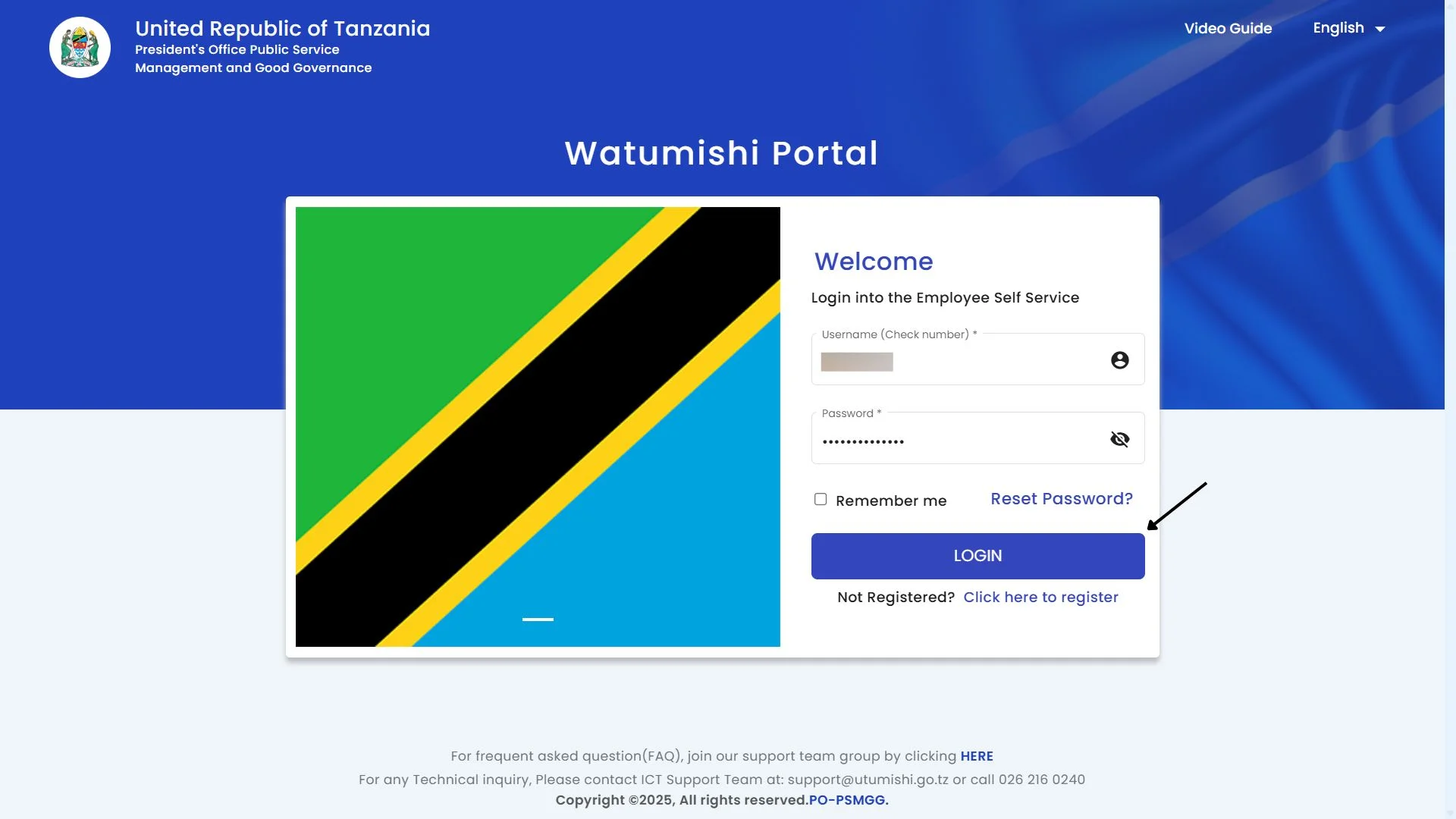 ESS Utumishi Employee Self Service Tanzania (Watumishi Portal)